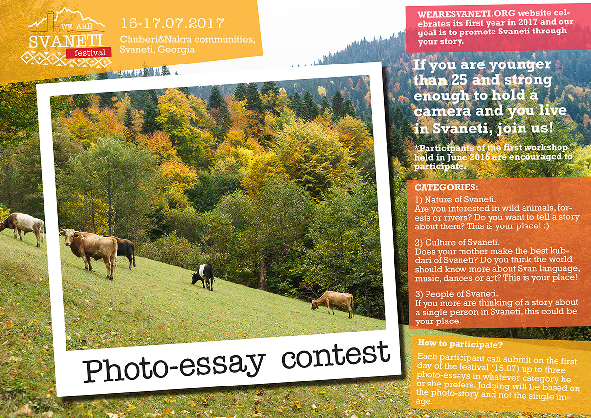 Join: Festival and Photo Essay Contest 2017 | We are Svaneti